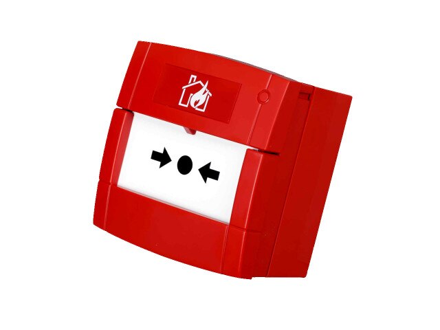 FireClass conventionele rode handmelder, incl. achterbak