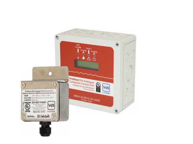 ProReact EN analoge beheer unit en end-of-line unit