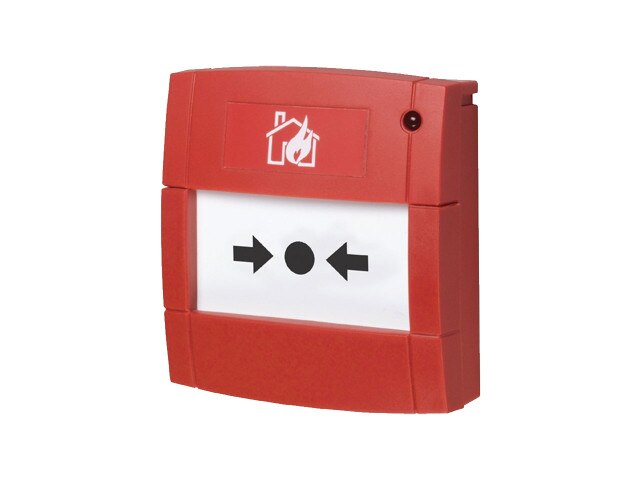 Handbrandmelder met LED en flex element, rood